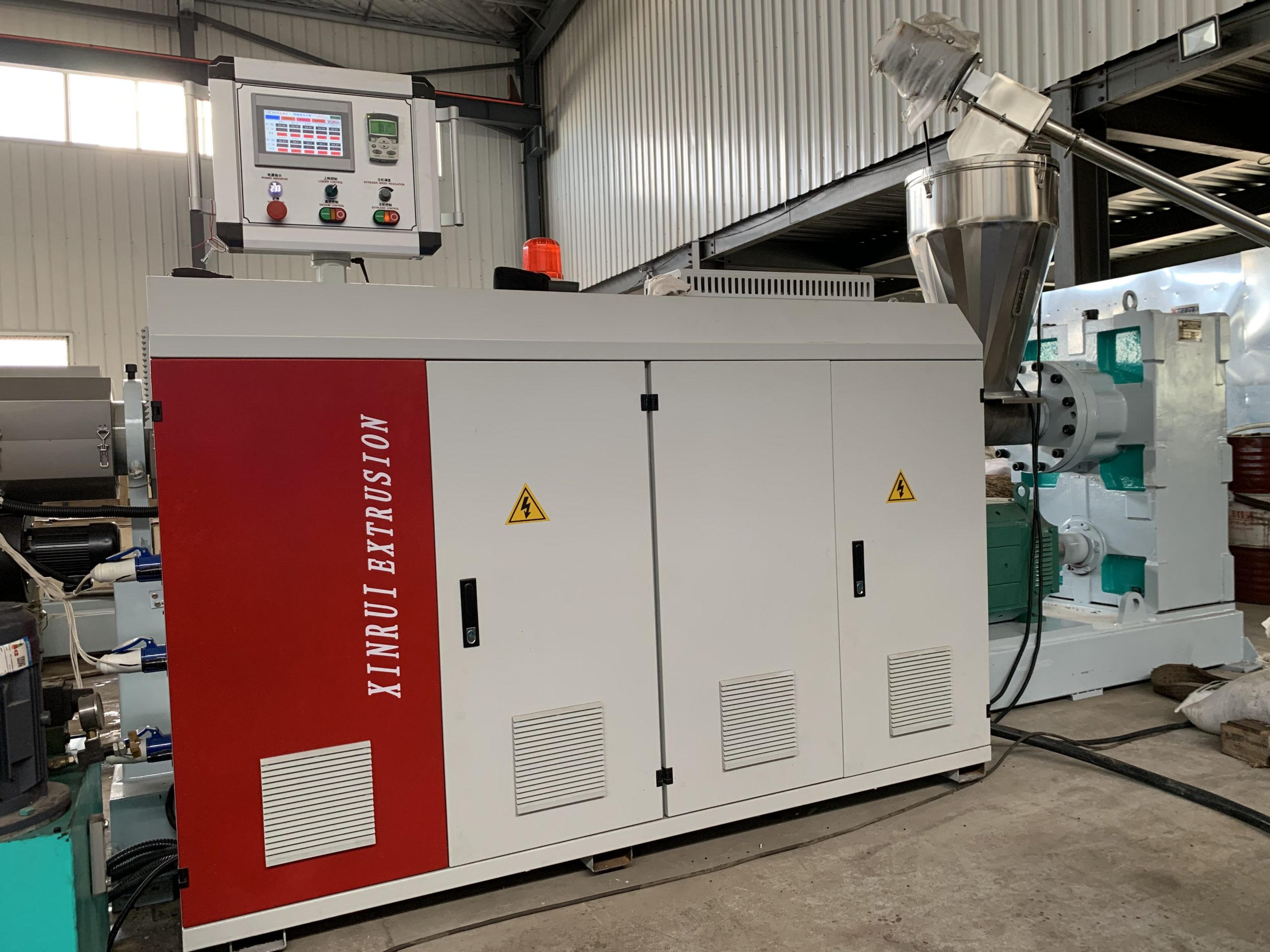 LDPE LLDPE Cable Protection Tile Sheet Making Machine - XinRui